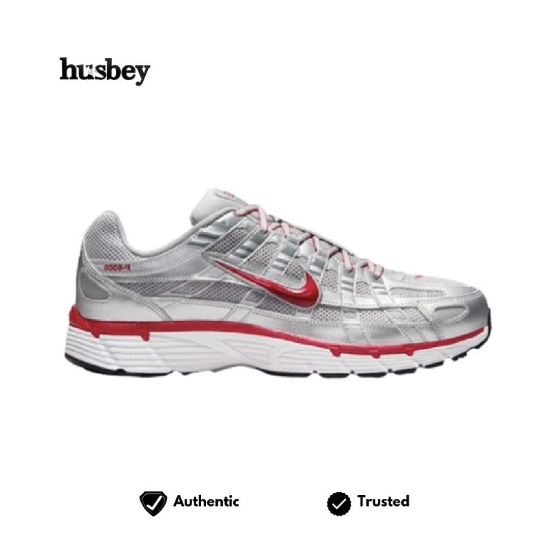 Jual NIKE P-6000 METALIC SILVER RED | Shopee Indonesia