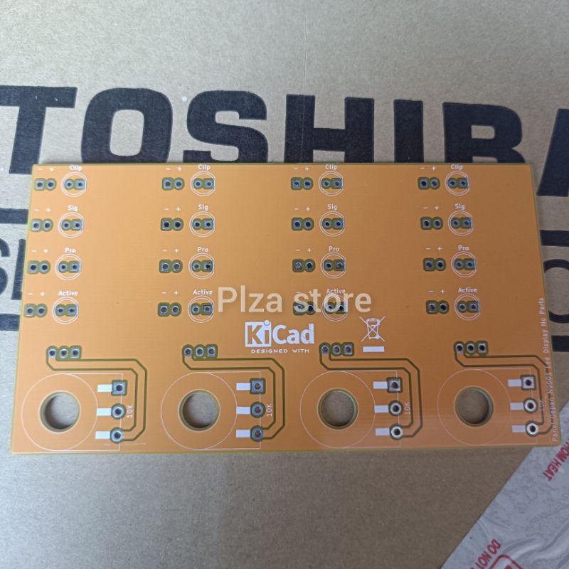 Jual Pcb panel depan N9001/NCX3 4chanel double layer pcb led display depan bok n9001 pcb signal ...