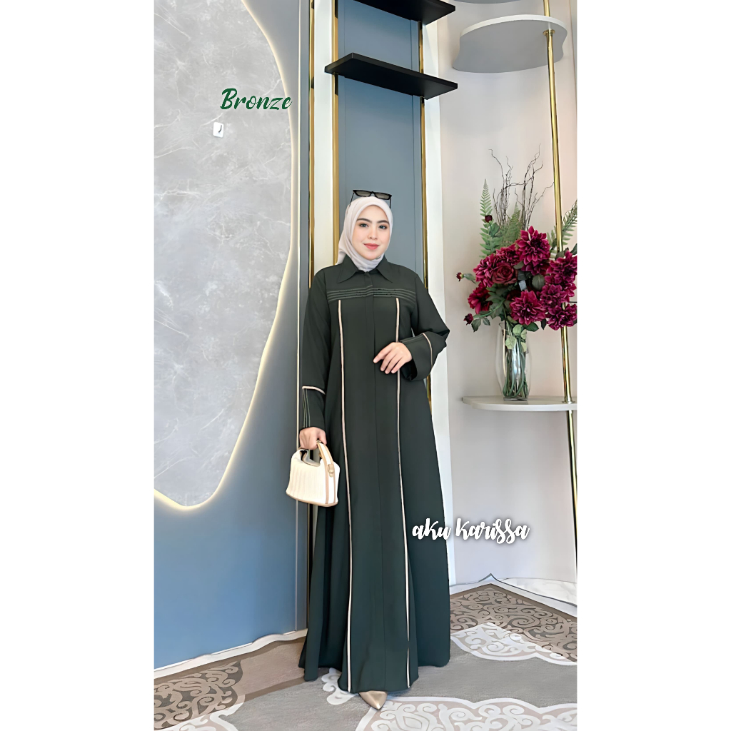 Jual Gamis Zaira /Arsyila abaya by aku karisa#abaya modern#gamis ...