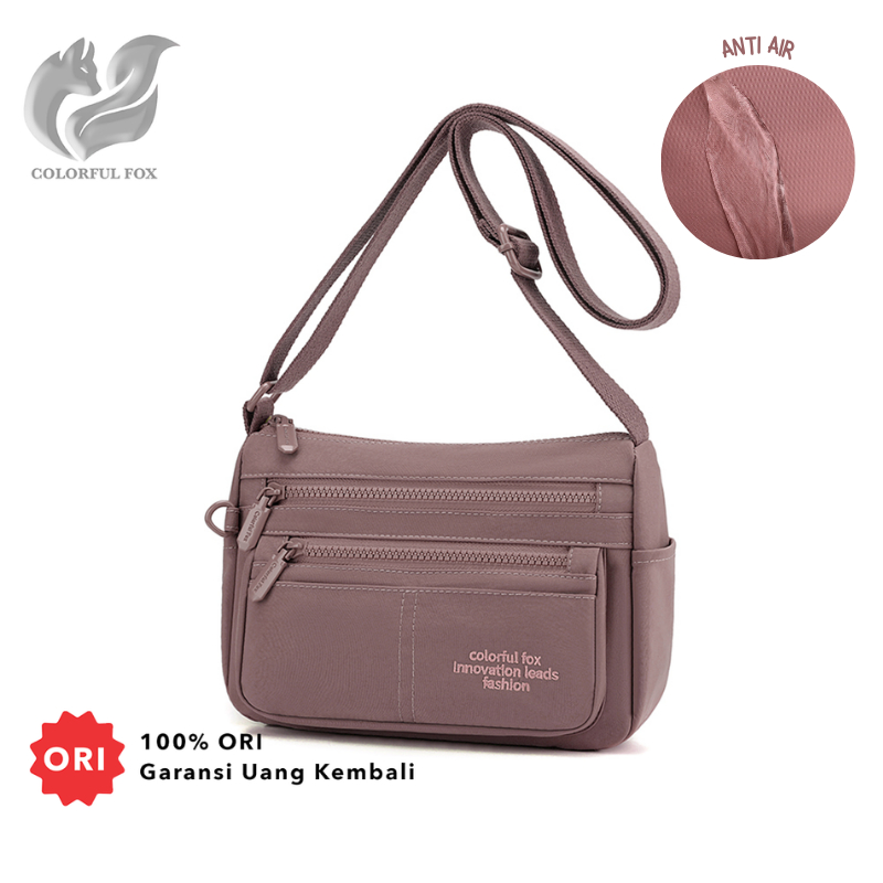 Jual COLORFUL FOX 1212 Tas Selempang Wanita Slingbag Shoulder Bag Bahan ...