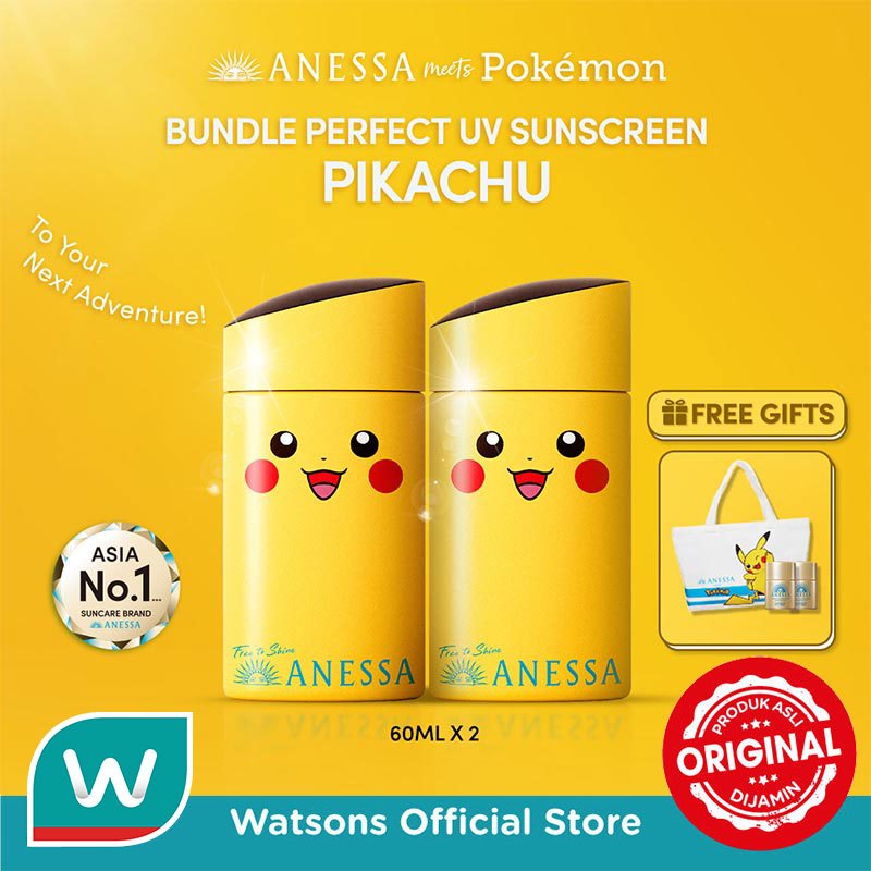 Jual [Special Bundle] Anessa Perfect UV Sunscreen Skincare Milk SPF 50 ...
