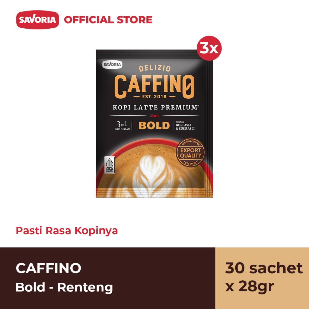Jual Caffino Bold Renteng - Bubuk Kopi Instan 30 Sachet x 28g | Shopee ...
