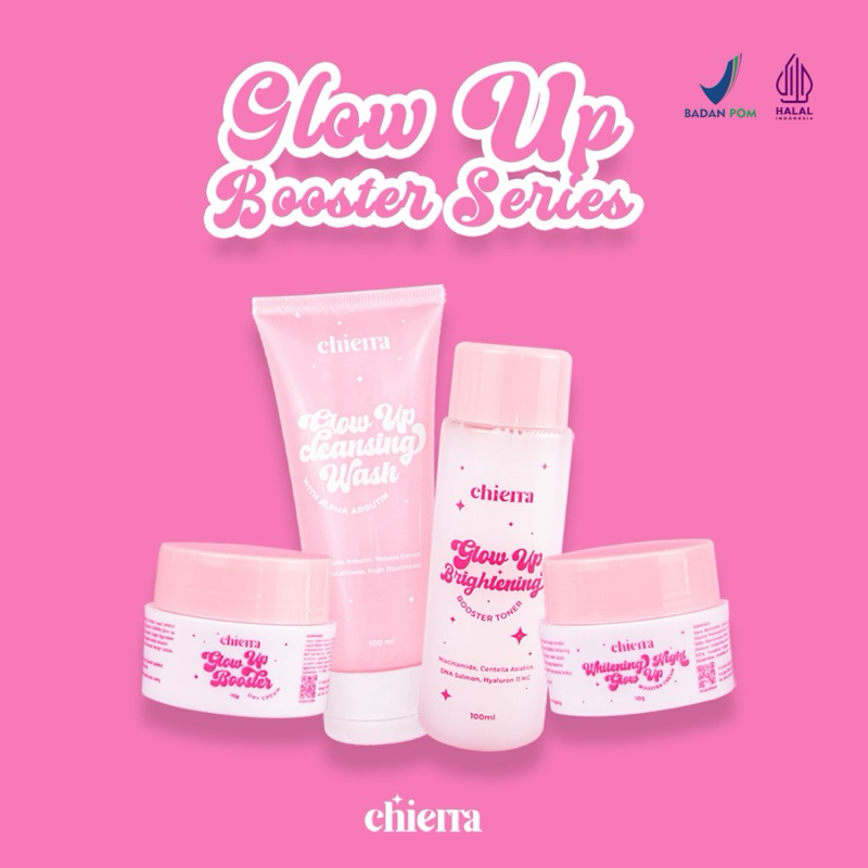 Jual [OFFICIAL STORE] SKINCARE SERIES GLOW UP BOOSTER CHIERRA ISI 4pcs ...