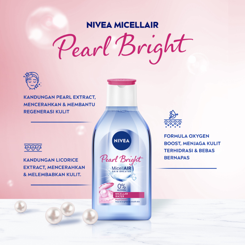 Jual NIVEA Pearl Bright MicellAir | Shopee Indonesia