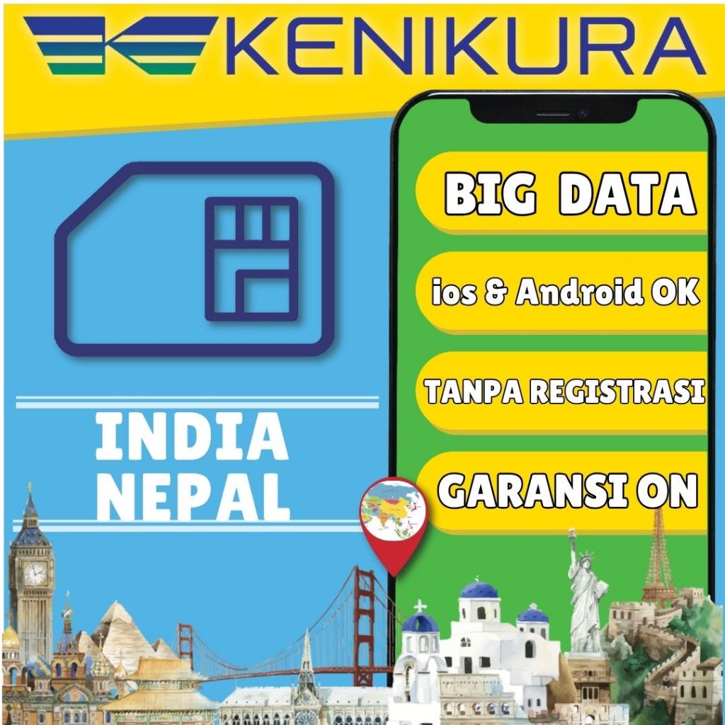 Jual India Nepal Simcard data internet Kathmandu kartu sim card ...