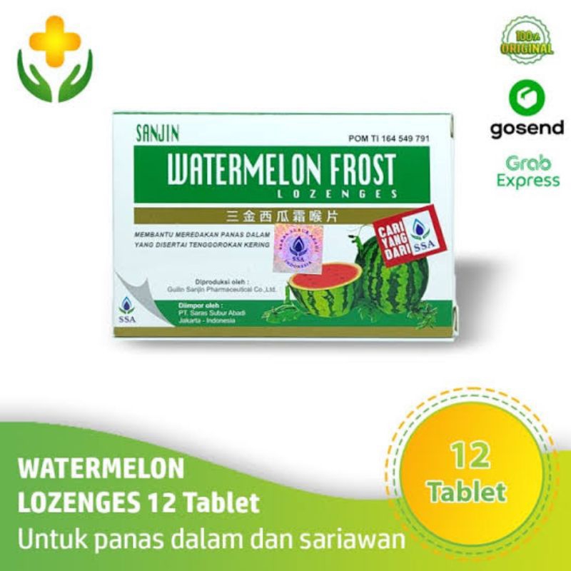 Jual PERMEN Sanjin Watermelon Frost Xi Kua Suang Semprot Original Obat ...