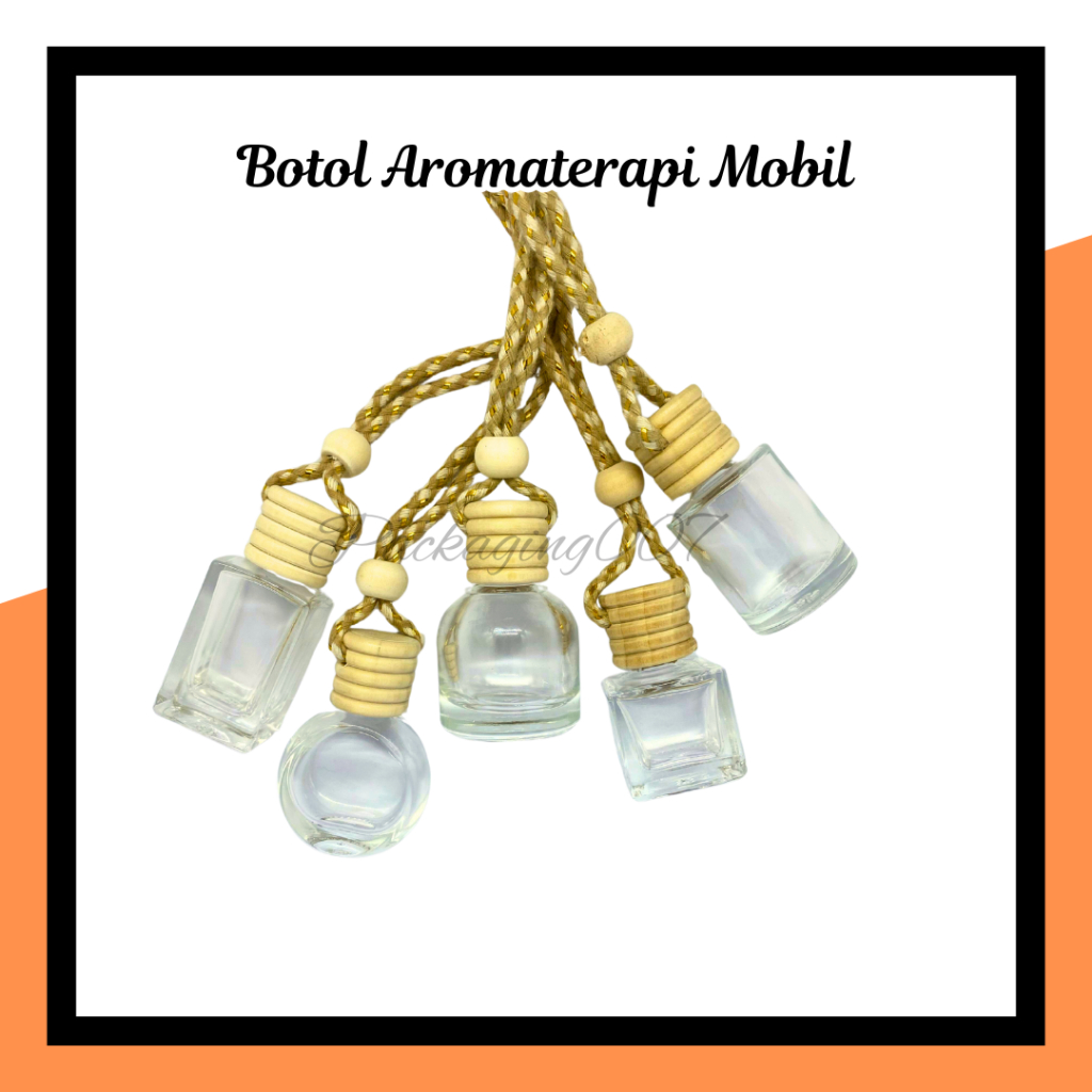 Jual Botol Parfum Mobil/ Parfum Mobil Gantung Kaca / Botol Aromaterapi ...