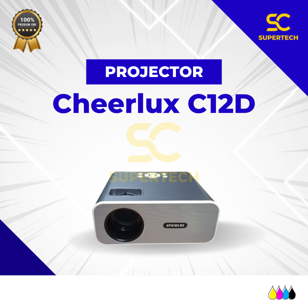 Jual Projektor Cheerlux Proyektor C12D DVB T1 Tv Tuner Digital Aviewlux ...