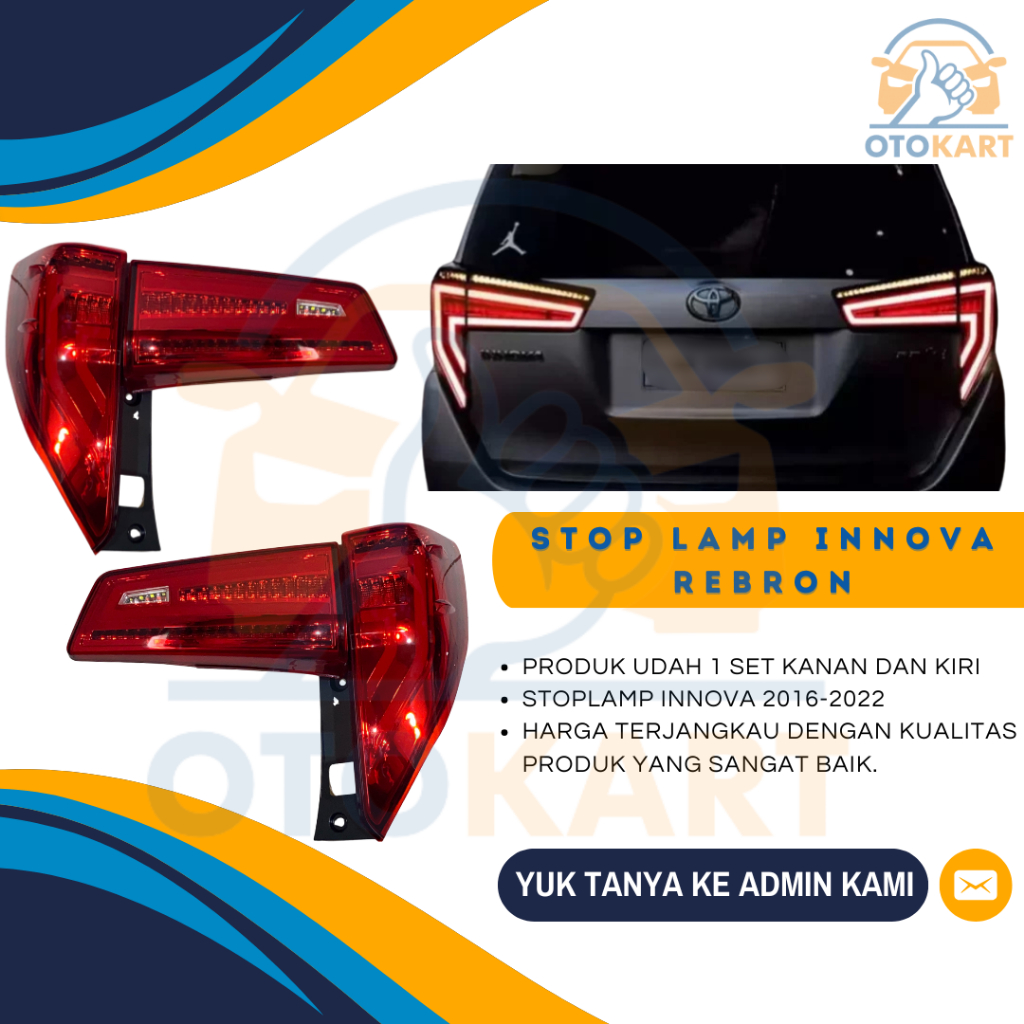 Jual STOP LAMP INNOVA REBORN V3 /STOP LAMP KIJANG INNOVA REBORN LED V3 ...