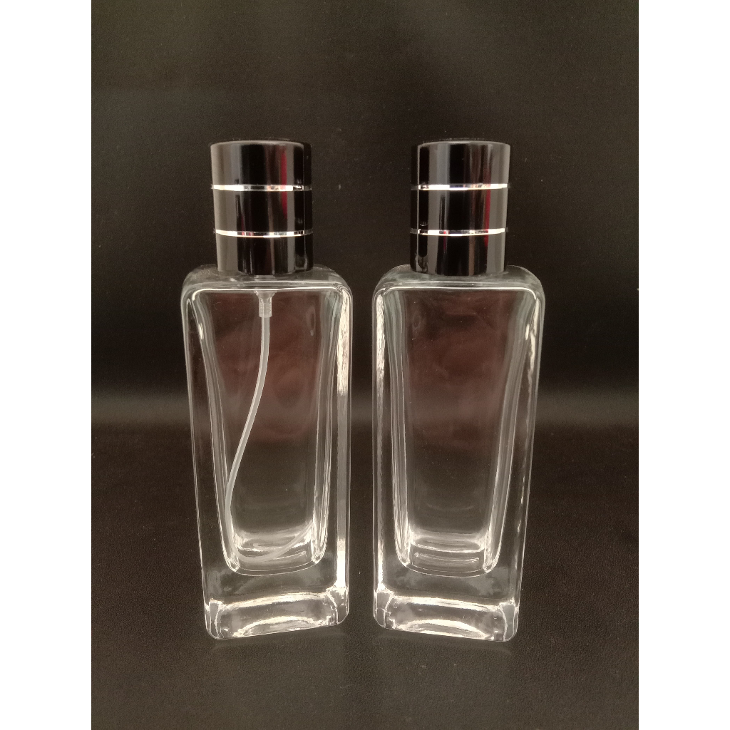 Jual Botol parfum V32663 50ml easypump hitam+ Ring + Tutup DR garis ...