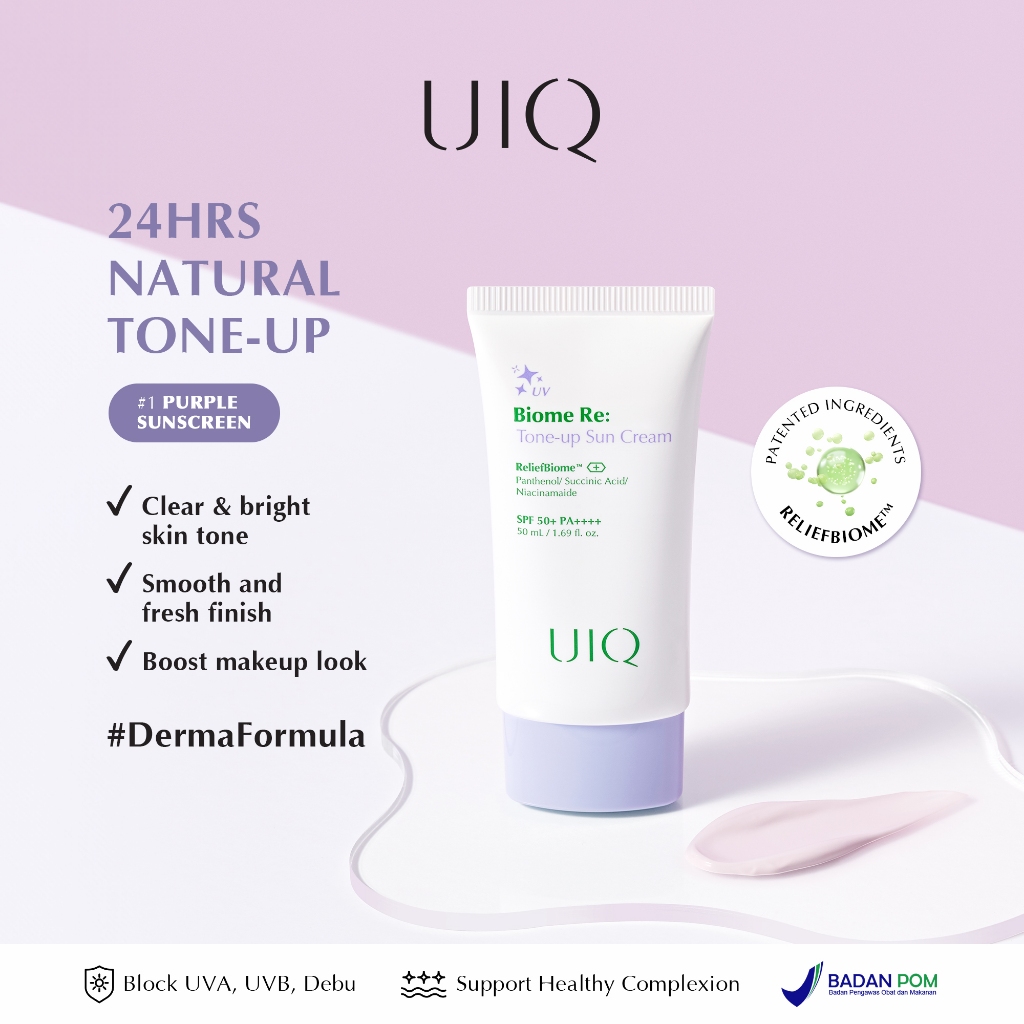 Jual UIQ Biome Re: Tone-up Sun Cream | Shopee Indonesia