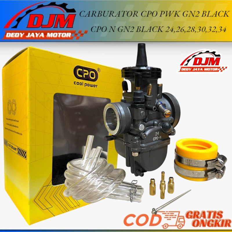 Jual CPO KARBURATOR RACING CPO N SERIES GN2 UKURAN 24/26/28/30/32/34 ORIGINAL CPO COOL POWER ...