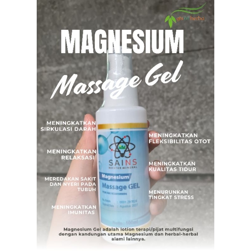 Jual Magnesium Massage Gel (atasi pegal dan masuk angin) | Shopee Indonesia