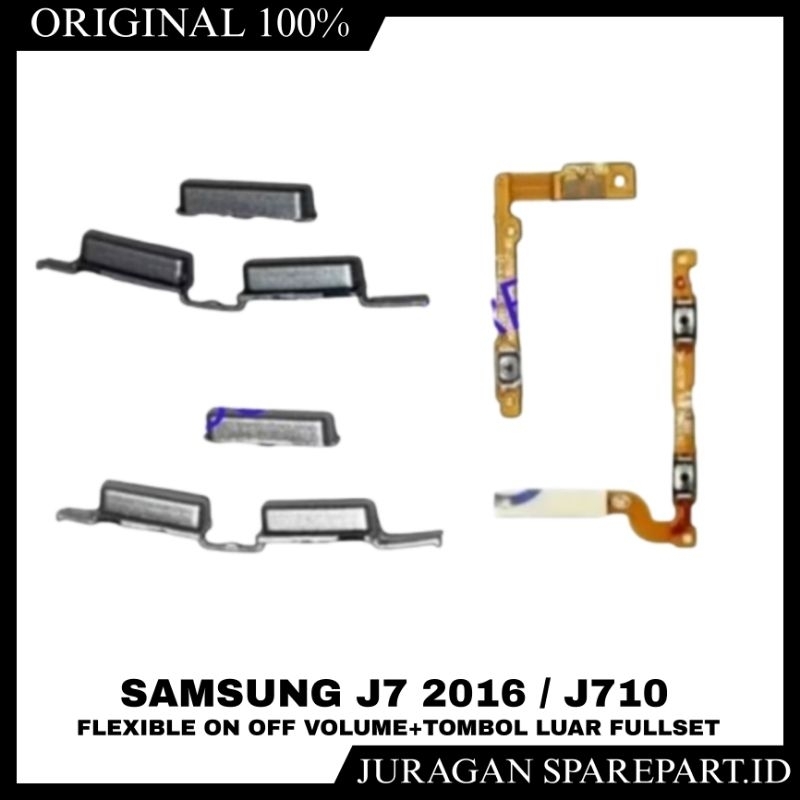 Jual Flexible On Off Volume + Tombol Luar Samsung j7 2016 J710 | Shopee Indonesia