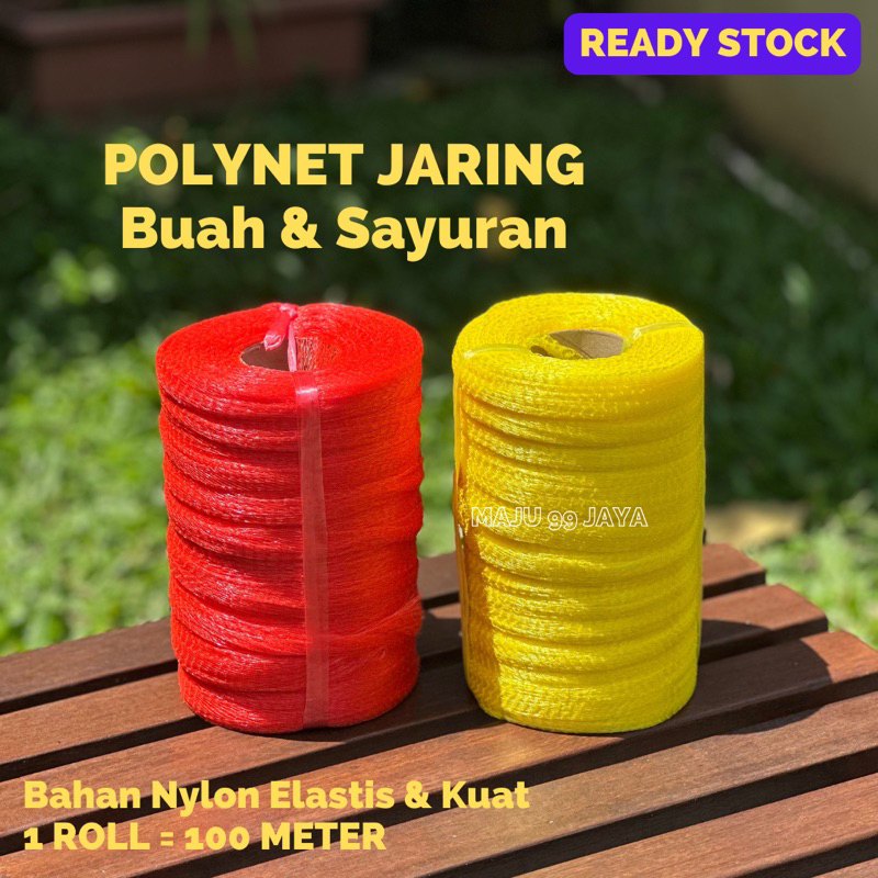 Jual Polynet Jaring Buah Sayuran Merah & Kuning | Polinet Rambang ...