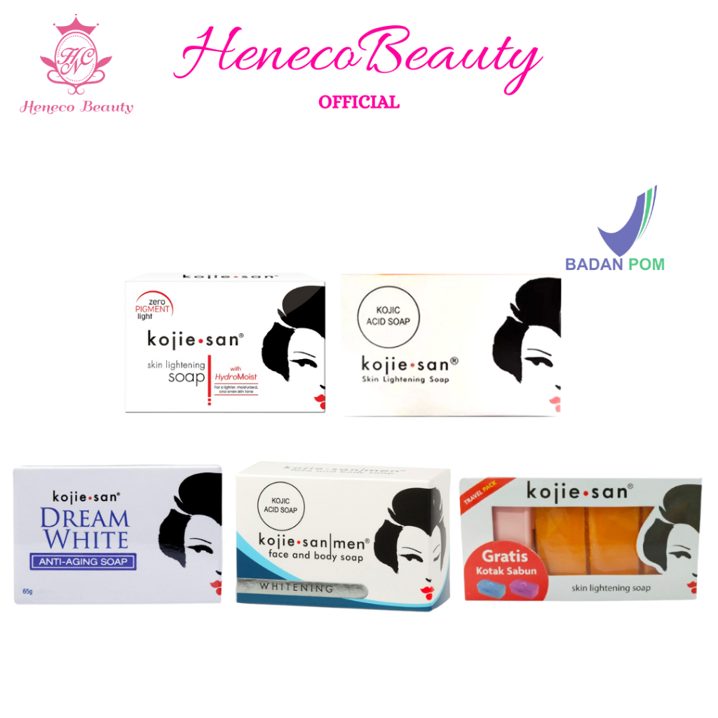Jual KOJIE SAN Kojic Acid Skin Lightening Soap / Men Man / HydroMoist ...