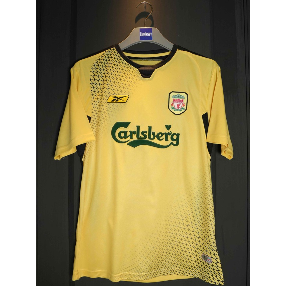 Jual JERSEY LIVERPOOL VINTAGE AWAY 04-05 PLAYER ISSUE | Shopee Indonesia