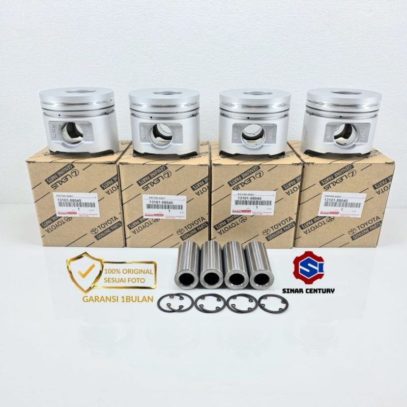 Jual PISTON ASSY TOYOTA RINO 14B RINO PS115 ORI GARANSI 1 BULAN ...