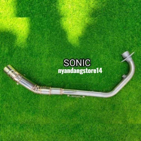 Jual Pipa Leher Knalpot Sonic Inlet 50 Stainless Racing | Shopee Indonesia