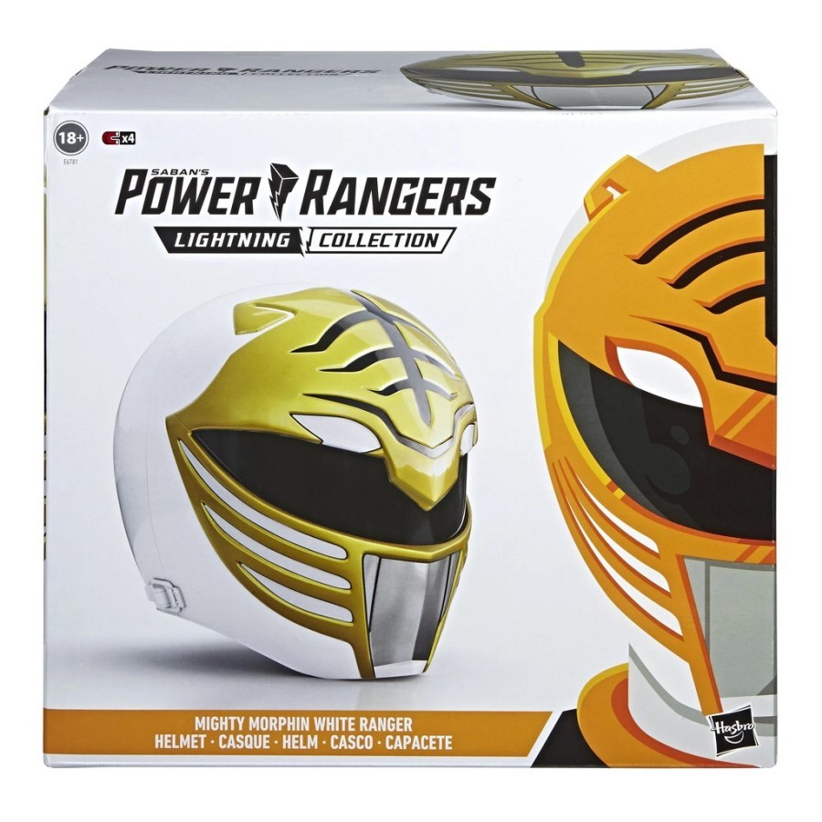 Jual Power Rangers Lightning Collection Helmet White Ranger Helm Hasbro ...