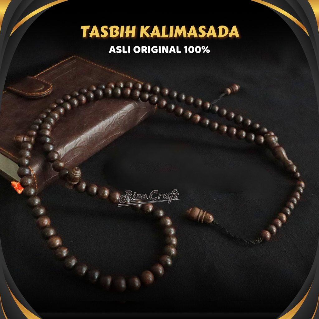 Jual Tasbih Kayu Kalimasada Kalimosodo Asli Unik 99 Butir ...