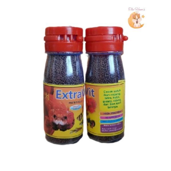 Jual ( The Ham's) Makanan ikan Extravit pakan ikan micropellet 55gr ...