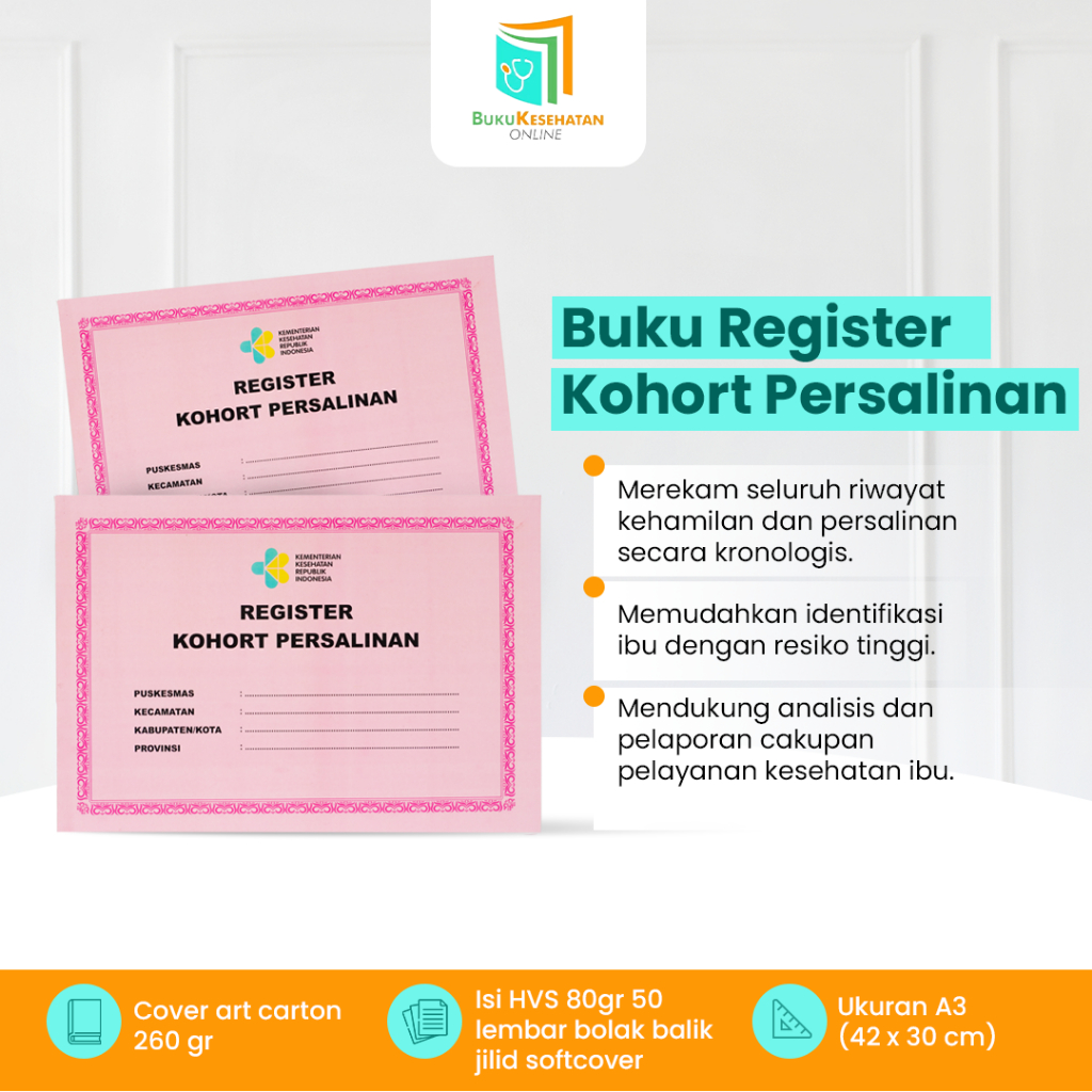 Jual Buku Register Kohort Persalinan | Shopee Indonesia