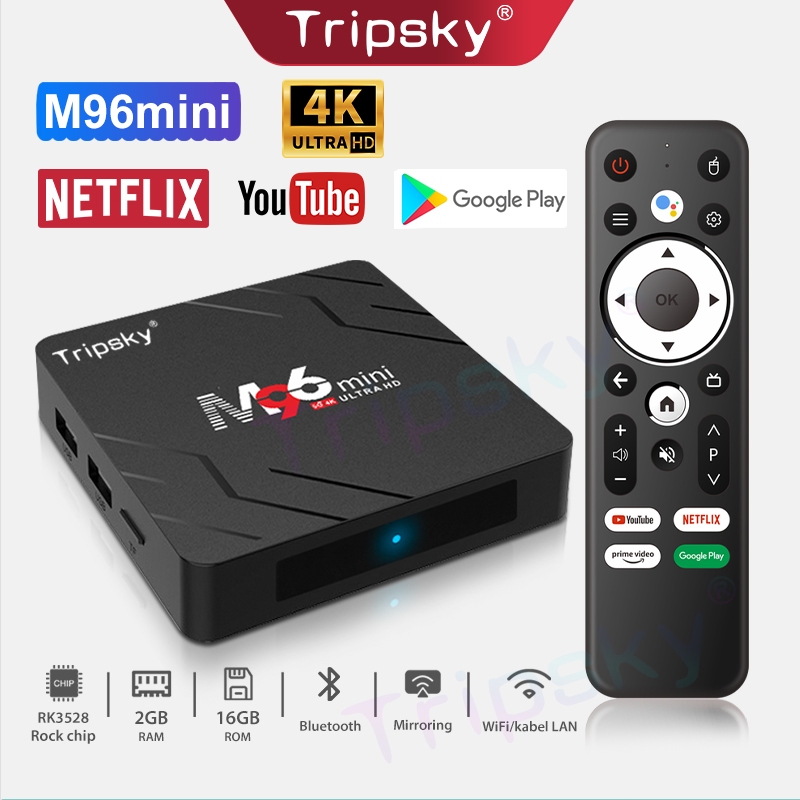 Jual Tripsky M96mini-Voice version Android Tv Box Ram 2gb Rom 16gb ...
