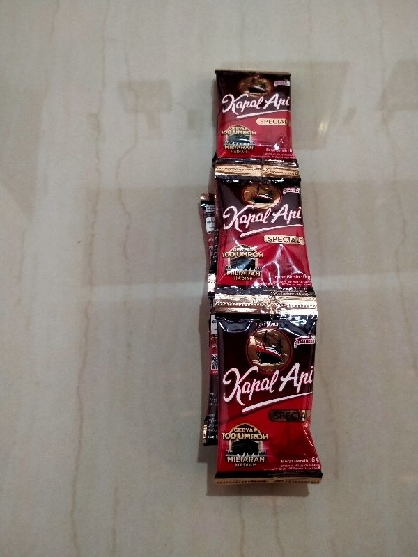 Jual Kopi Kapal Api Special Mini - 1 Renceng Isi 10 Sachet | Shopee ...