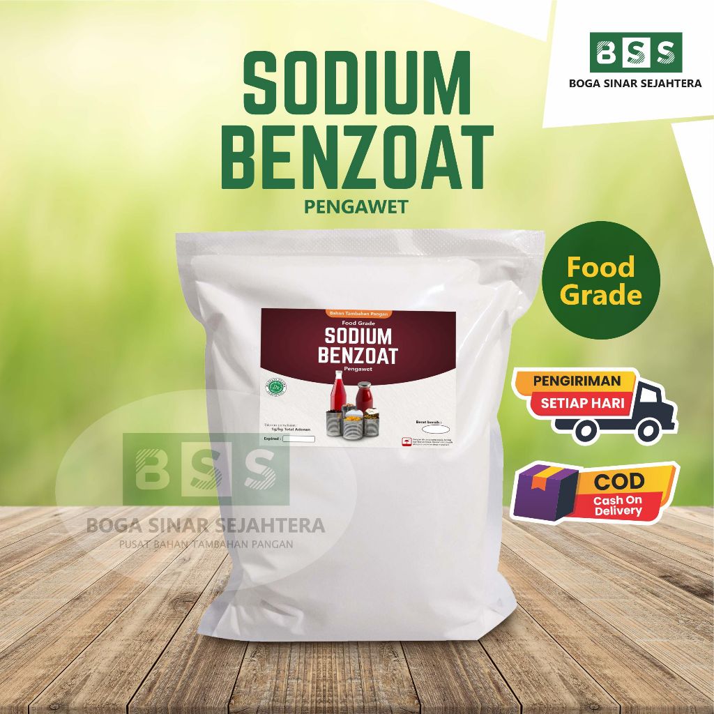 Jual Sodium Benzoat 500g / Pengawet Makanan dan Minuman | Shopee Indonesia