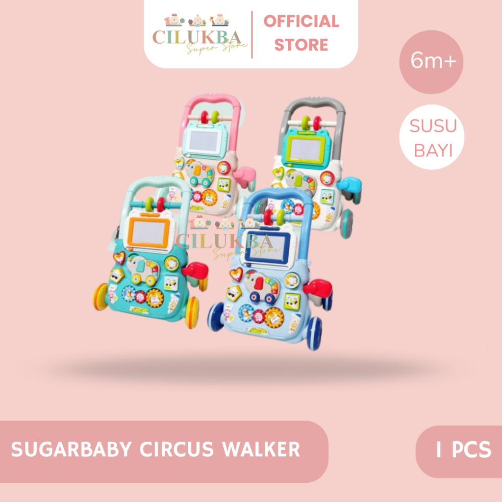 Jual SUGARBABY CIRCUS WALKER | BABY WALKER | ALAT BANTU BERDIRI & JALAN ...