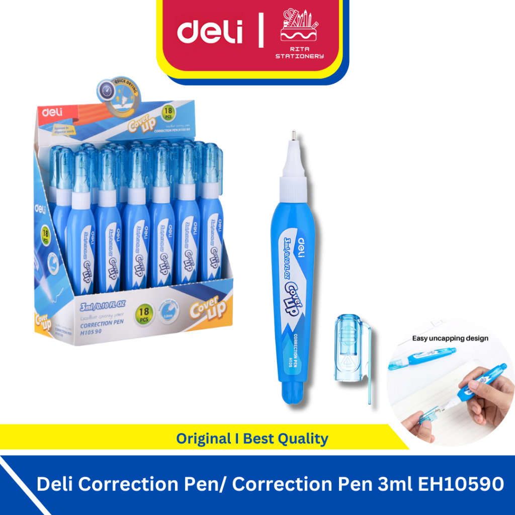 Jual Deli Correction Pen/ Correction Pen 3ml Mudah Meresap EH10590 ...