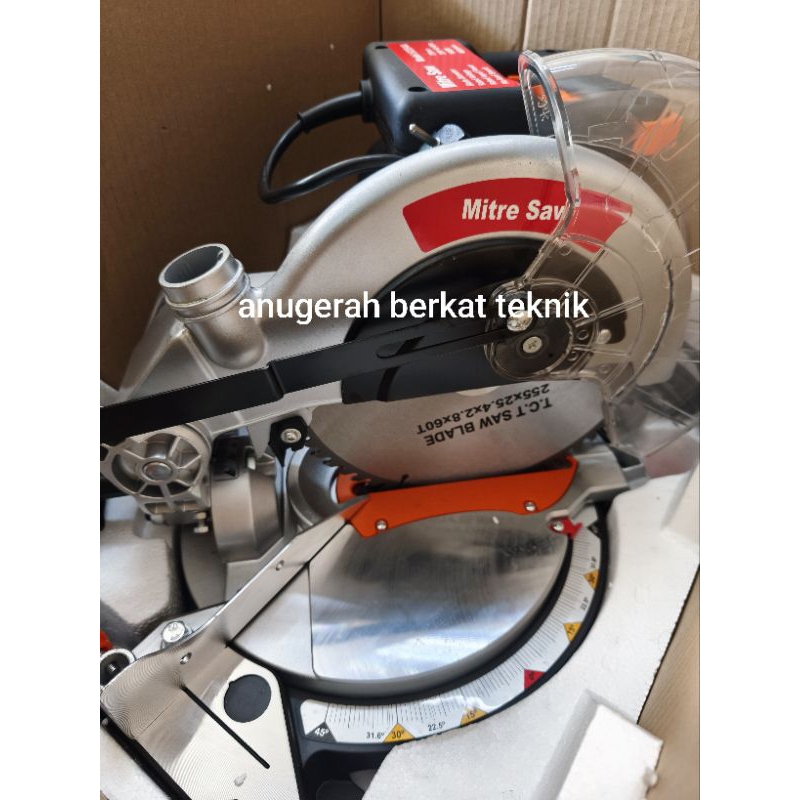 Jual MITER saw Men 10 inch mesin potong alumunium dan kayu garansi resmi | Shopee Indonesia