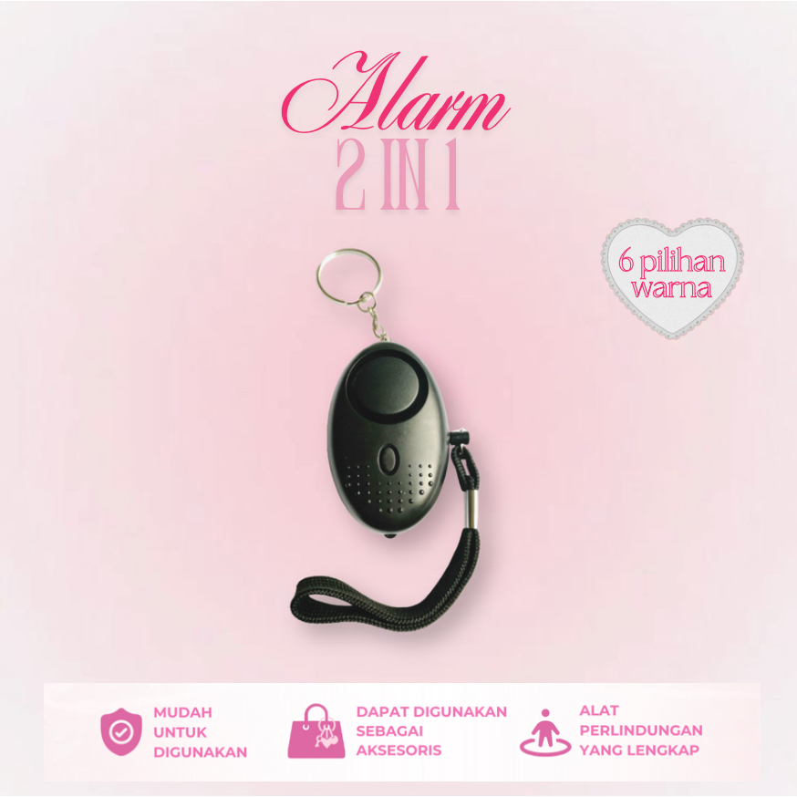 Jual My Secret Angel Gantungan Tas Alarm + Senter 2 in 1 | Shopee Indonesia