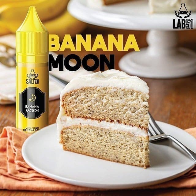 Jual Banana Moon Salt Nicotine By Lab51 15ML Nic 25MG Flavour : Soft ...