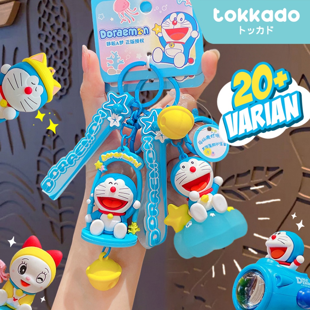 Jual TOKKADO Doraemon Keychain Gantungan Kunci Original Nobita Dorami ...