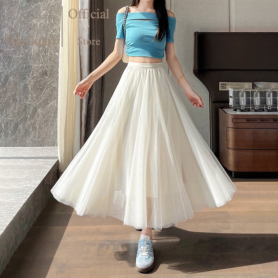 Jual 7th Color / Ready Kirim Tiga lapis tulle / Rok tutu dewasa / rok ...