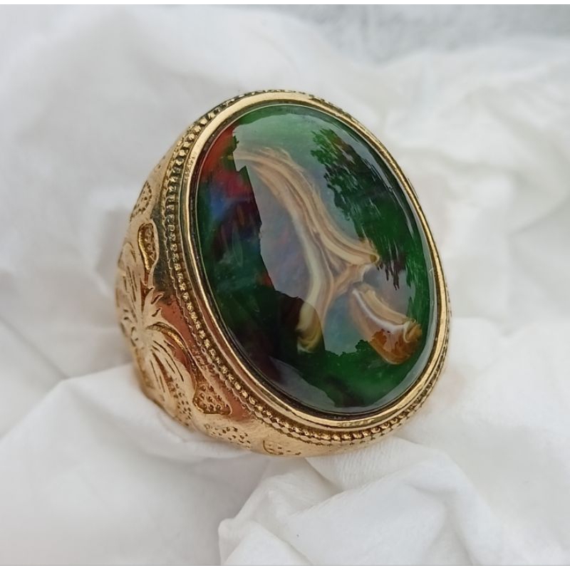 Jual CINCIN BATU PANCAWARNA EDONG GAMBAR KRIS | Shopee Indonesia