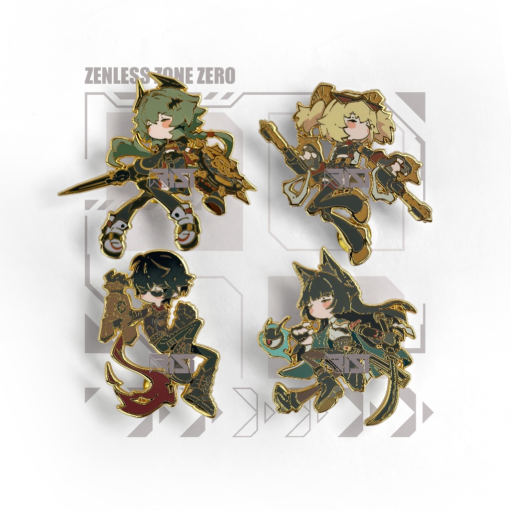 Jual Zenless Zone Zero - Hard Enamel Pin - Glow in The Dark - Part 2 ...