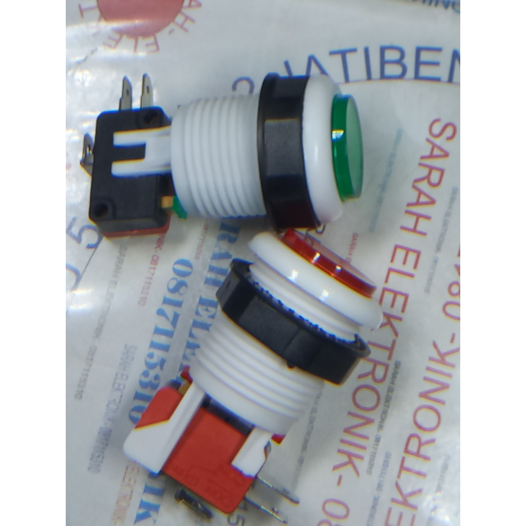 Jual Tombol Micro Switch Zippy Arcade DingDong Push On / Push Off ...