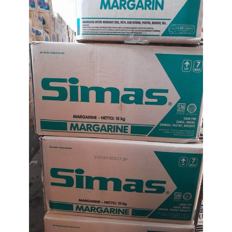 Jual Simas Margarin 15KG Simas Margarine Karton dus 15kg | Shopee Indonesia