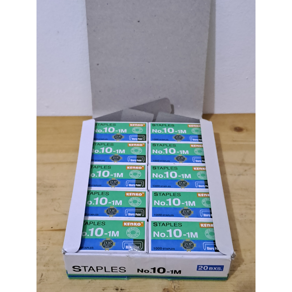 Jual Staples Kenko No.10 (Kecil) / Isi Stapler Hekter No.10-1M (1 Box ...