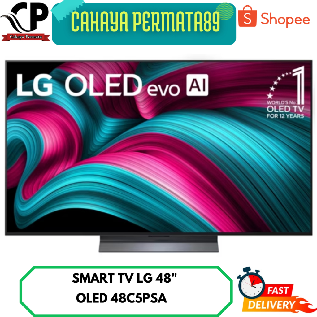 Jual LG 48C5 SMART TV 48" UHD 4K HDR TV LG OLED EVO C5 144Hz OLED48C5PSA / 48C4 | Shopee Indonesia