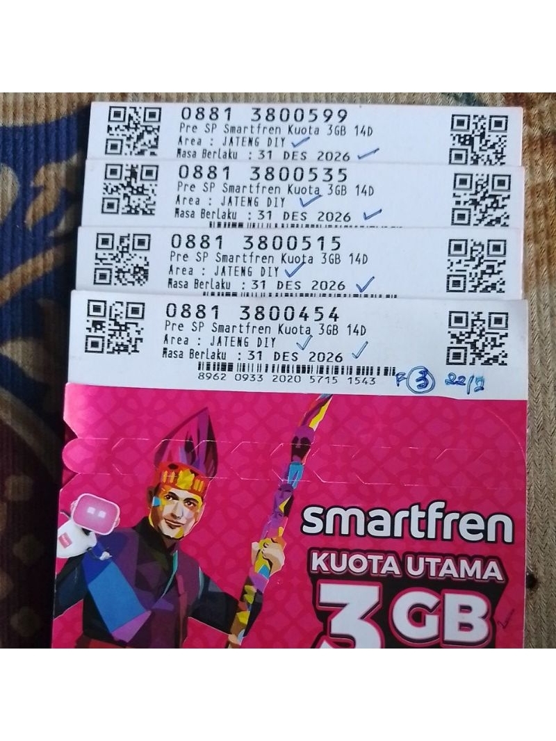 Jual Smartfren 11digit cantik nomor langka kuotanya 3GB | Shopee Indonesia