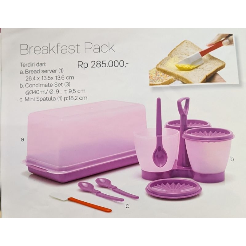 Jual Tupperware Breakfast Pack (1 set) | Shopee Indonesia