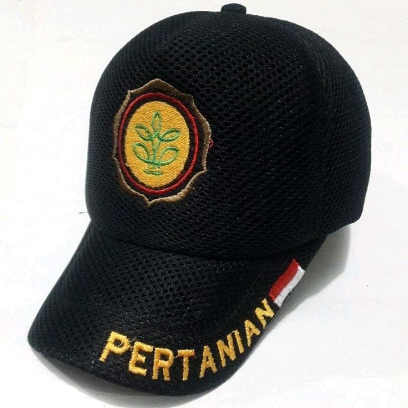 Jual topi dinas kementrian pertanian / topi dinas pertanian full bordir ...