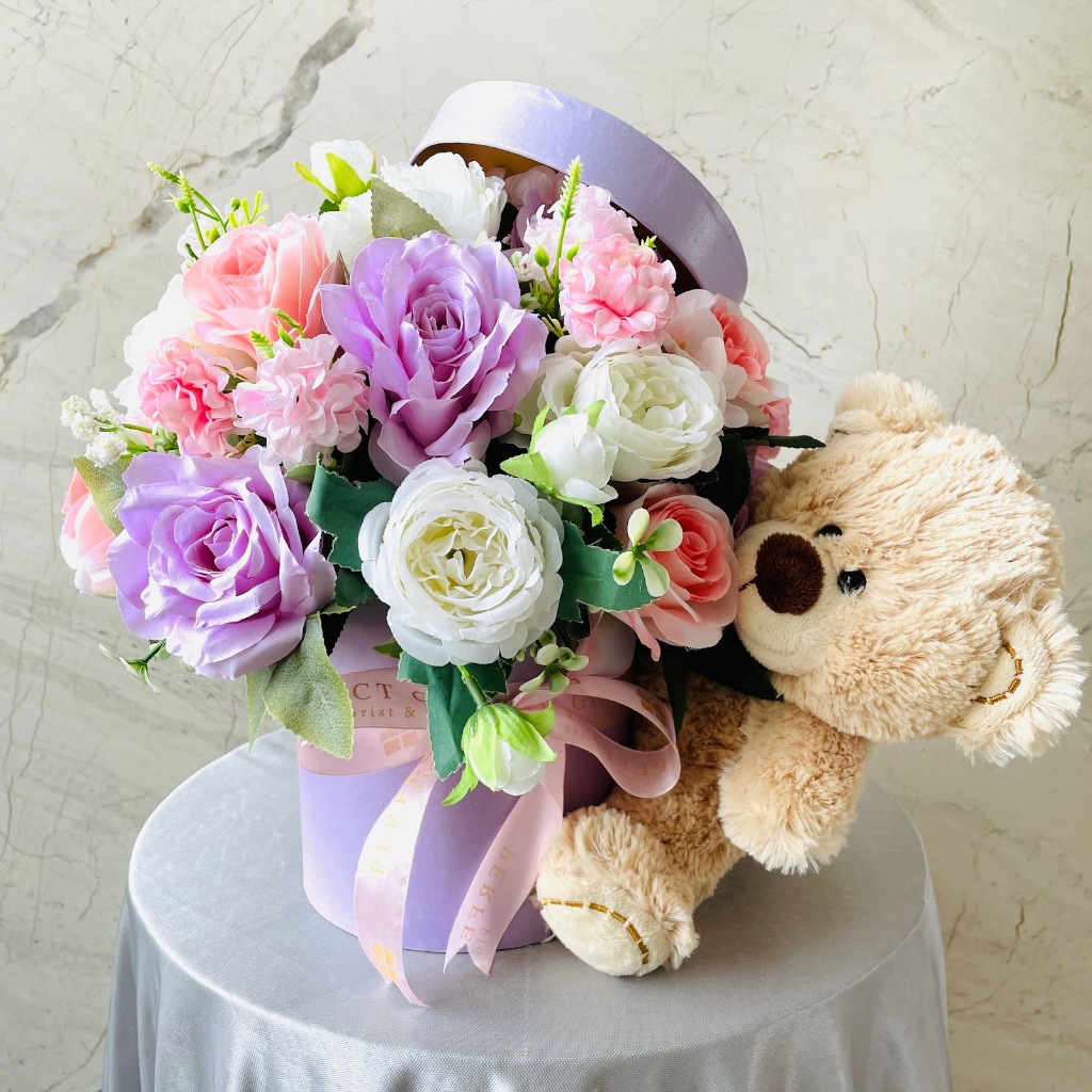 Jual Buket Bunga Bloom Box Kado Ulang Tahun Hadiah Ultah Anniversary ...