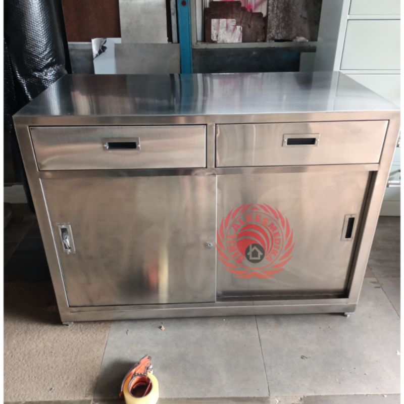 Jual Meja cabinet stainless/meja cabinet/meja cabinet 304 | Shopee ...
