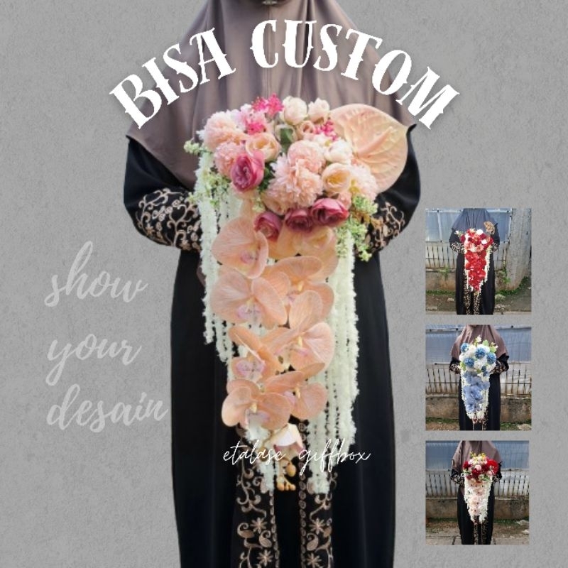 Jual hand buket wedding engagement juntai | Shopee Indonesia