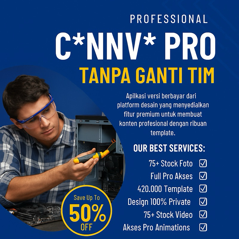Jual C*NNV* TANPA GANTI TIM SEBULAN | Shopee Indonesia